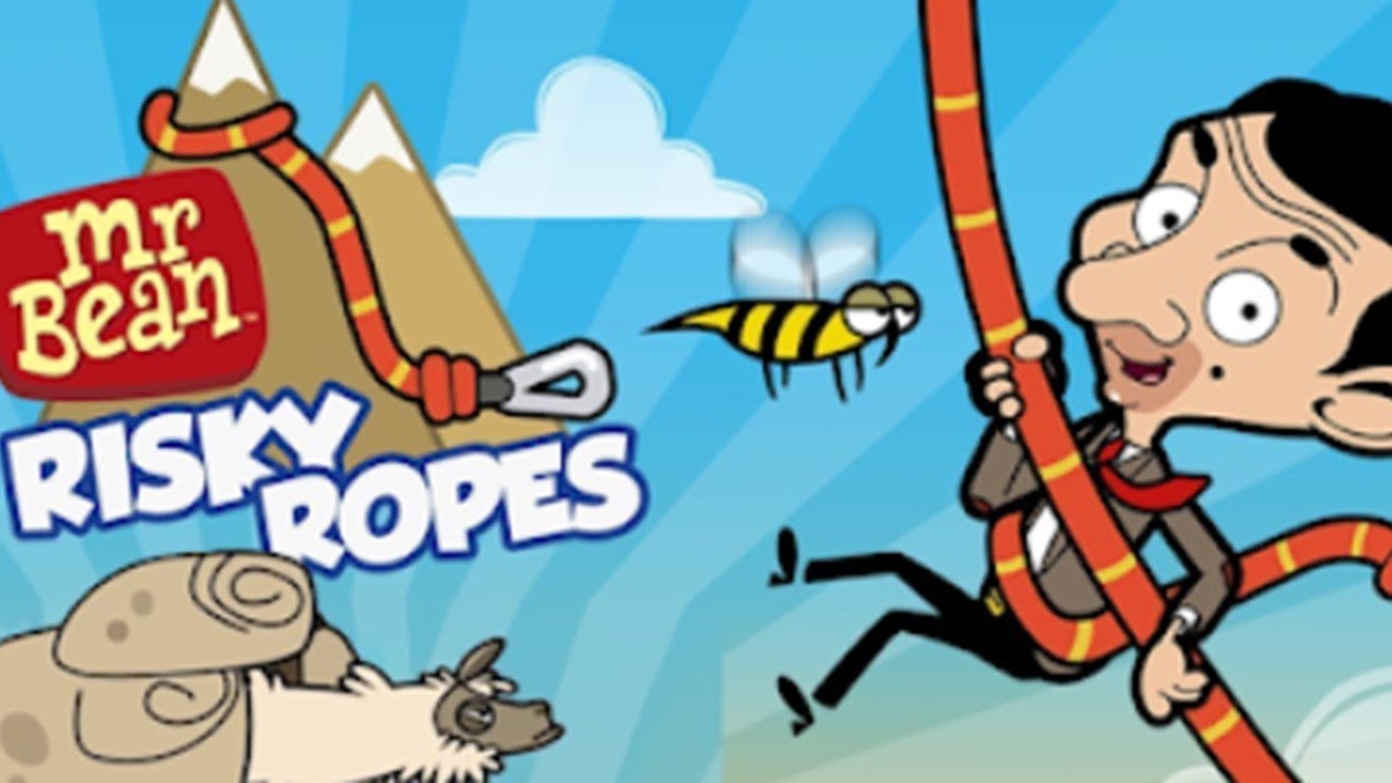 Mr Bean Risky Ropes | Estás atrapado en un acantilado! - YouTube