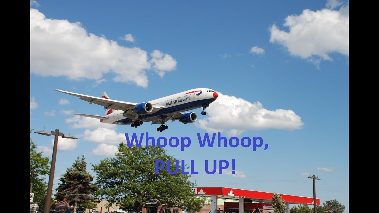 GPWS | Whoop Whoop, PULL UP! Ten Minutes with Interior Engine Sounds ...