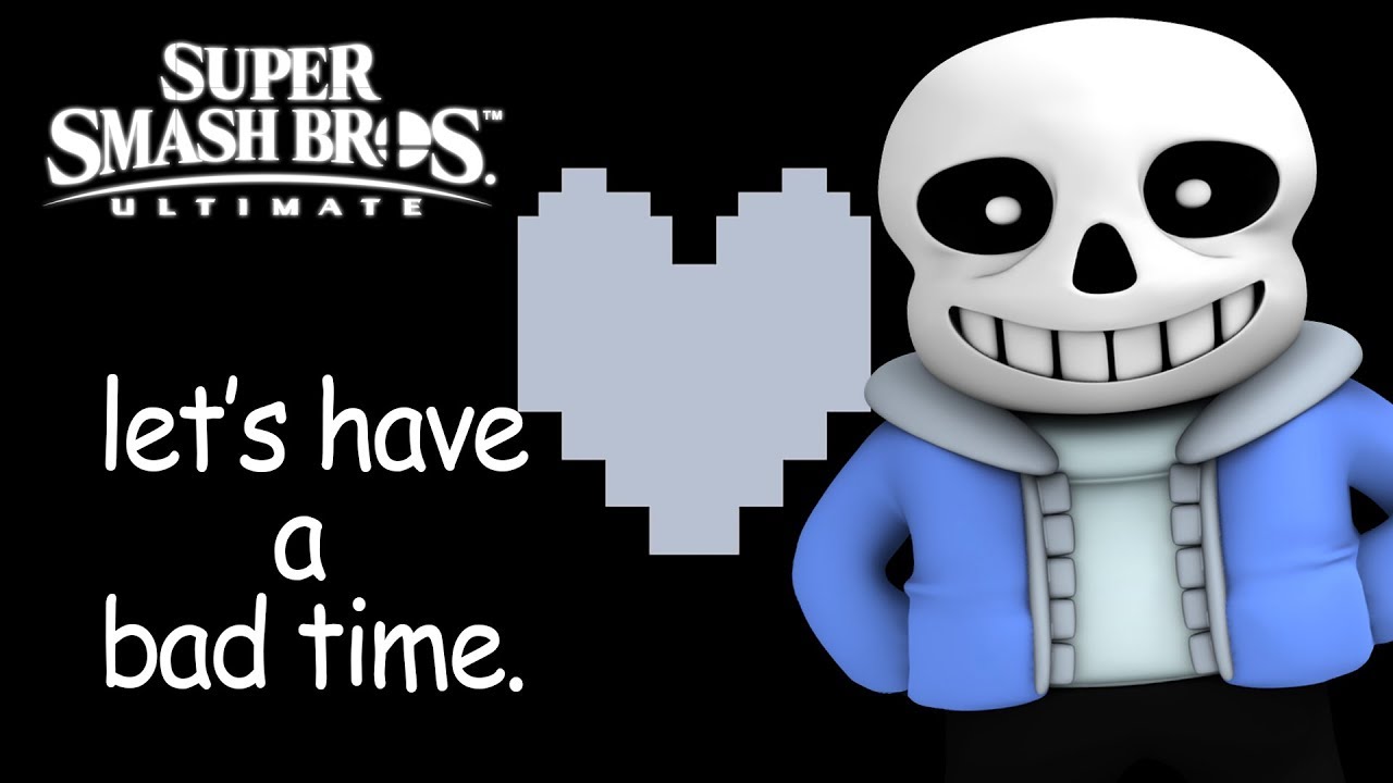 SANS IS IN SMASH!?! LETS GOOOO! | Super Smash Bros Ultimate - YouTube