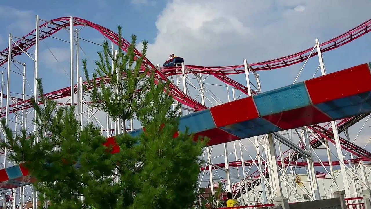 Roller Coaster Fail, Stuck On A Roller Coaster, Omaha, July 2015 - YouTube