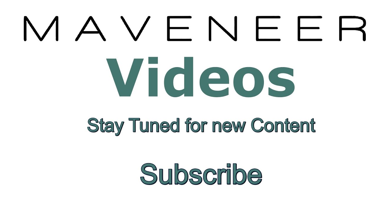 Maveneer Videos - YouTube