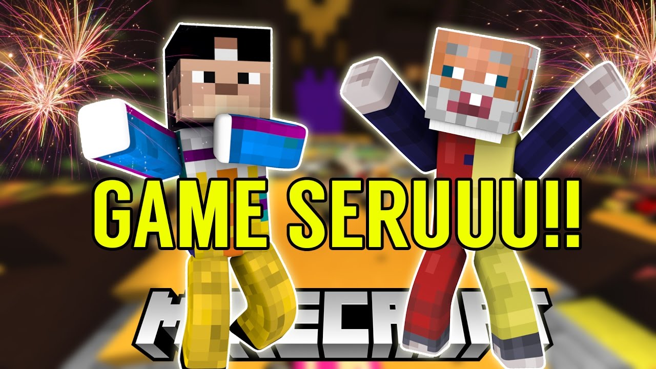 PERMAINAN MINECRAFT PALING SERUU - PARTY GAME - YouTube