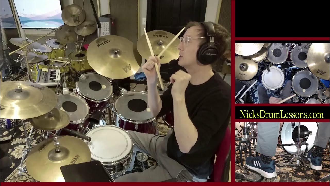 Nick's Drum Lessons Live Stream - "You Can't Always Get What You Want" & "Use Me" Embellishments ...