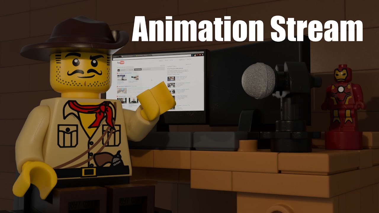 Building the Crypt - Lego Animation Stream - YouTube