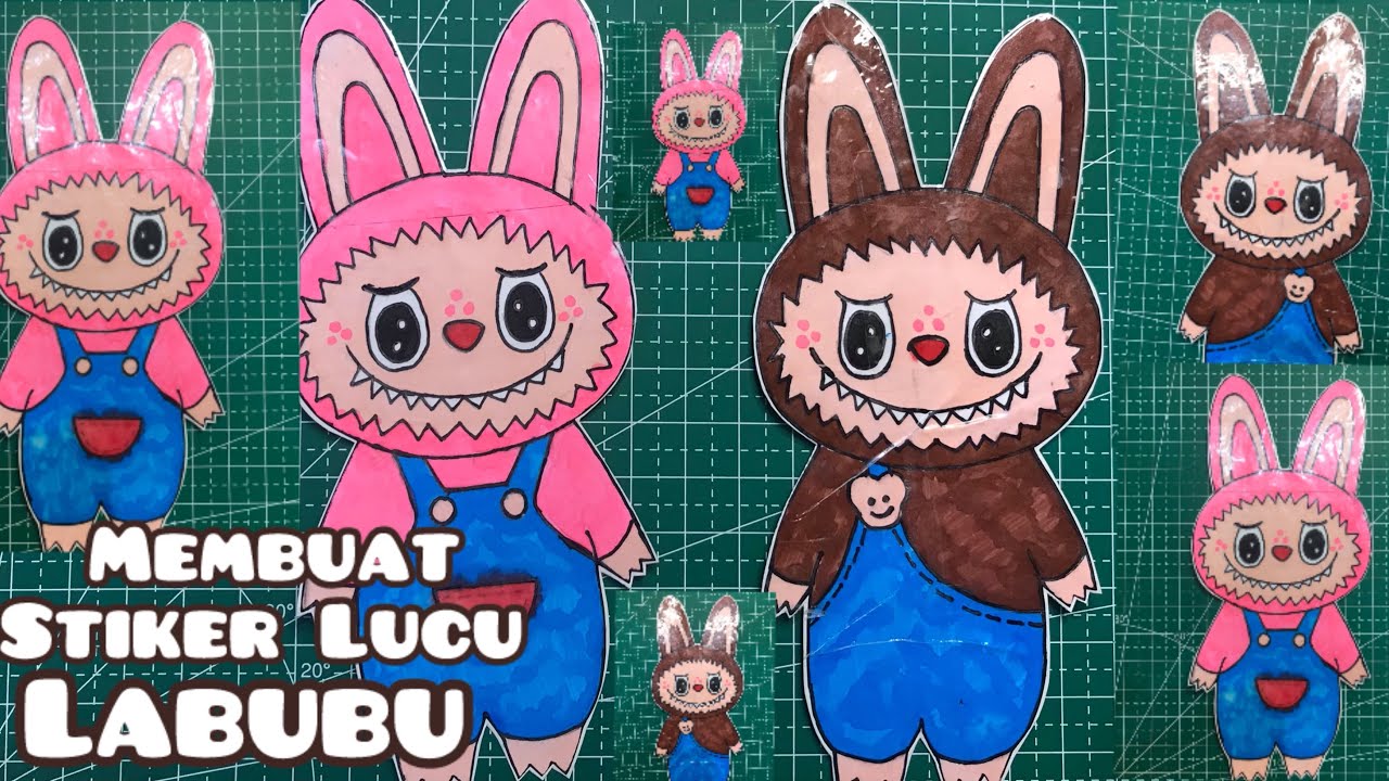 Cara Membuat Stiker Lucu Labubu, Membuat Stiker Lucu Labubu, Stiker ...