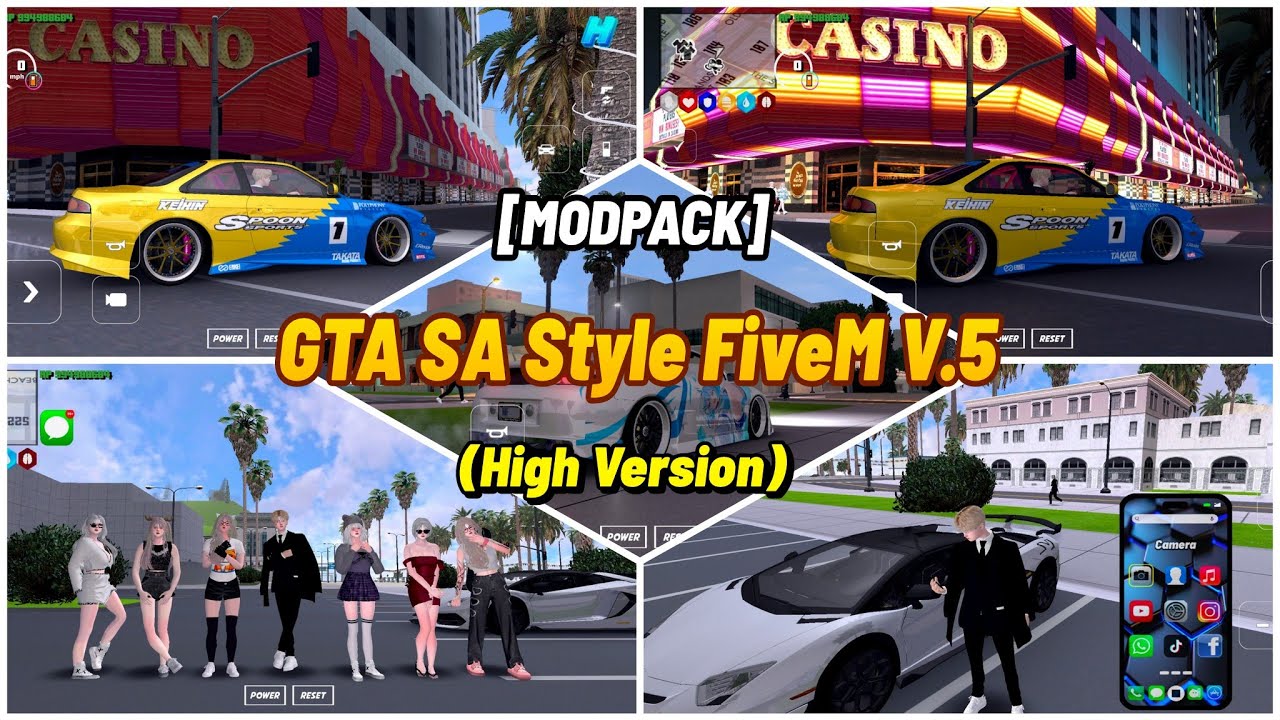 SHARE‼️MODPACK GTA SA STYLE FIVEM V.5 (HIGH VERSION) | FULL MOD TERBARU ...