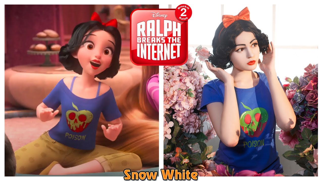 Ralph Breaks the Internet Charactersin Real Life - YouTube