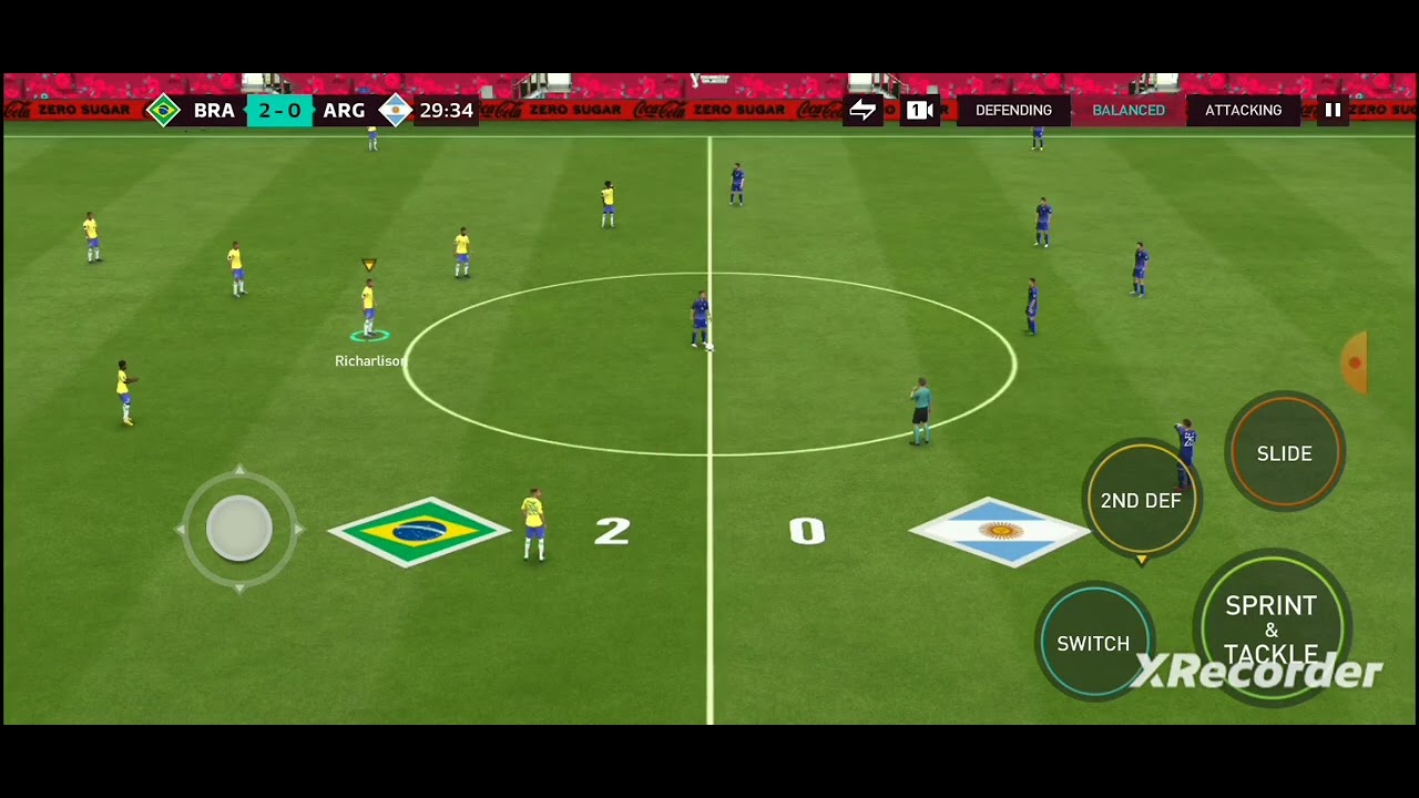 FIFA Mobile New gameplay , Quarter final Brazil vs Argentina - YouTube