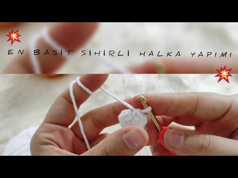 SİHİRLİ HALKA YAPAMAYAN KALMASIN ❗ En kolay ve en ayrıntılı sihirli halka yapımı 🤗