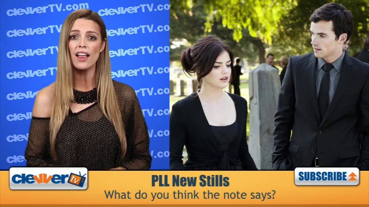 'Pretty Little Liars' New Stills...Another Funeral? - YouTube