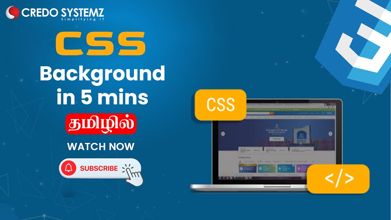 Css Background Styling Day 10 Css Tutorial For Beginners In Tamil Css Fresher