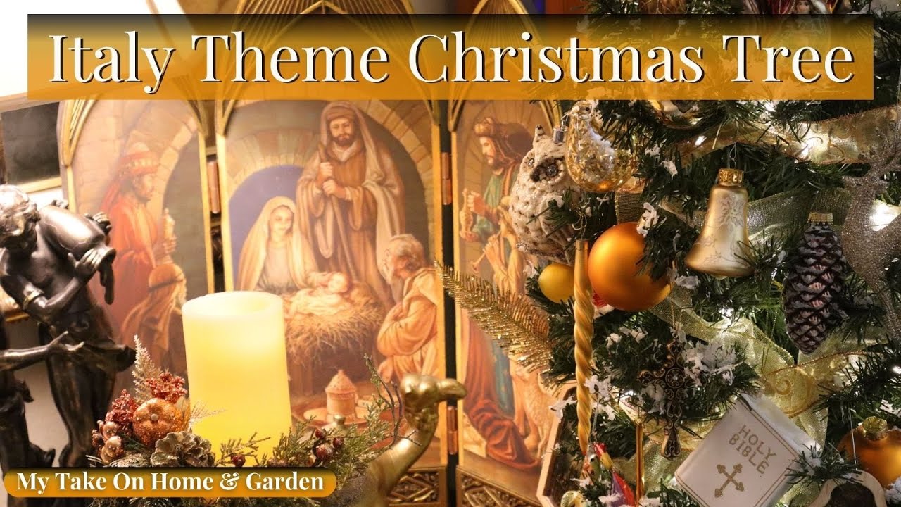 DECORATING OUR ITALY THEMED CHRISTMAS TREE - YouTube