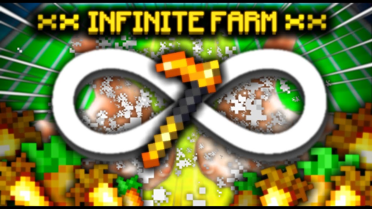 The Infinite Farm... - Hypixel Skyblock - YouTube