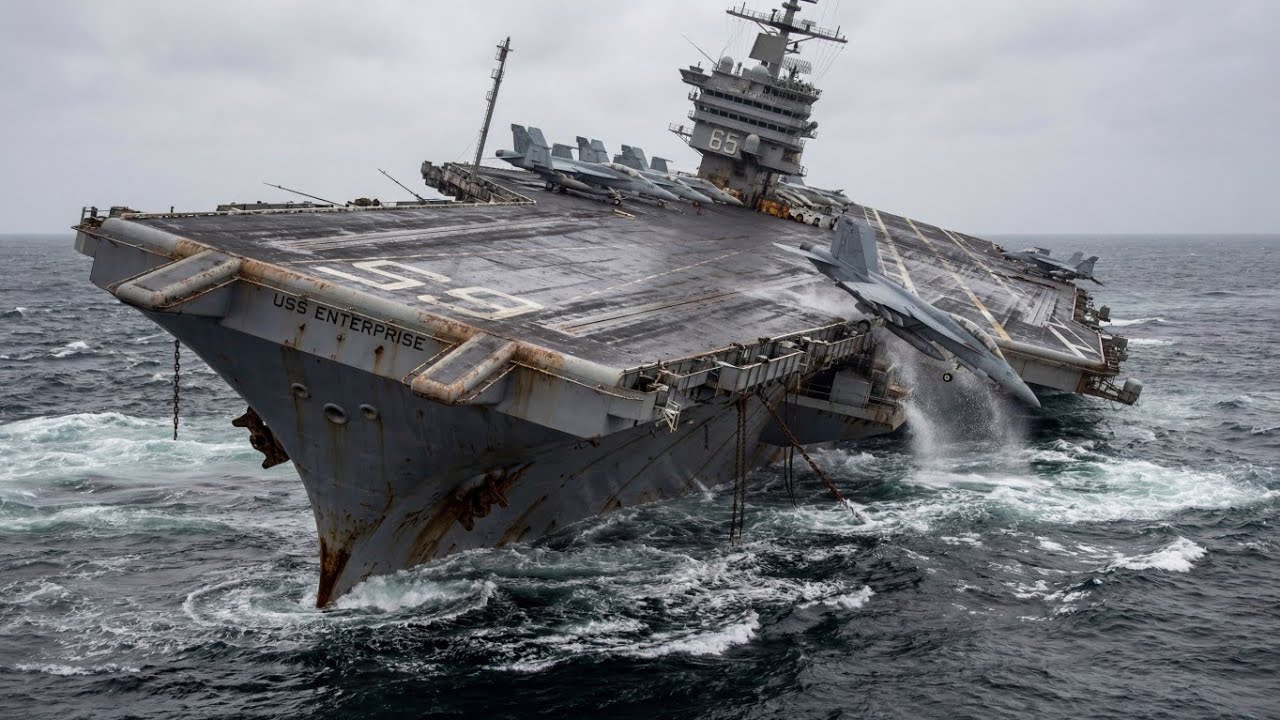 US Air Force’s Fully Armed Aircraft Carrier Sinks in the Ocean ...