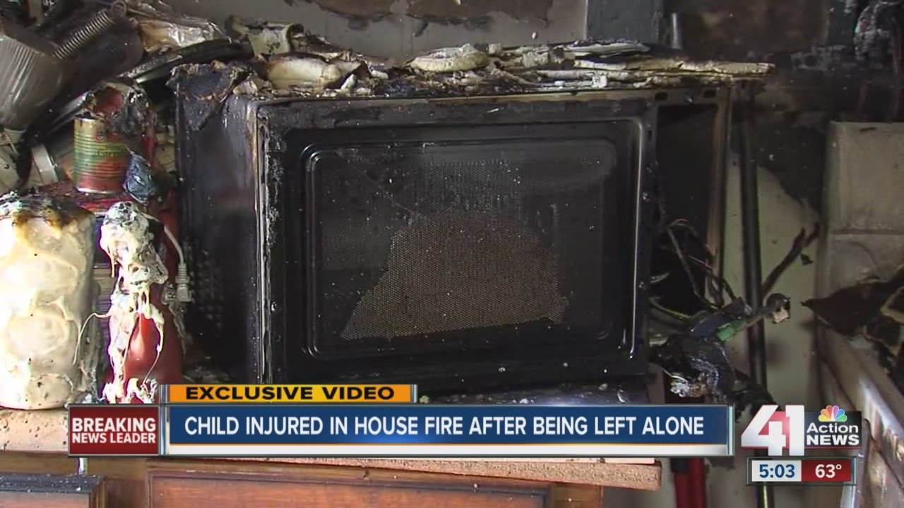 Children injured in house fire after being left alone - YouTube