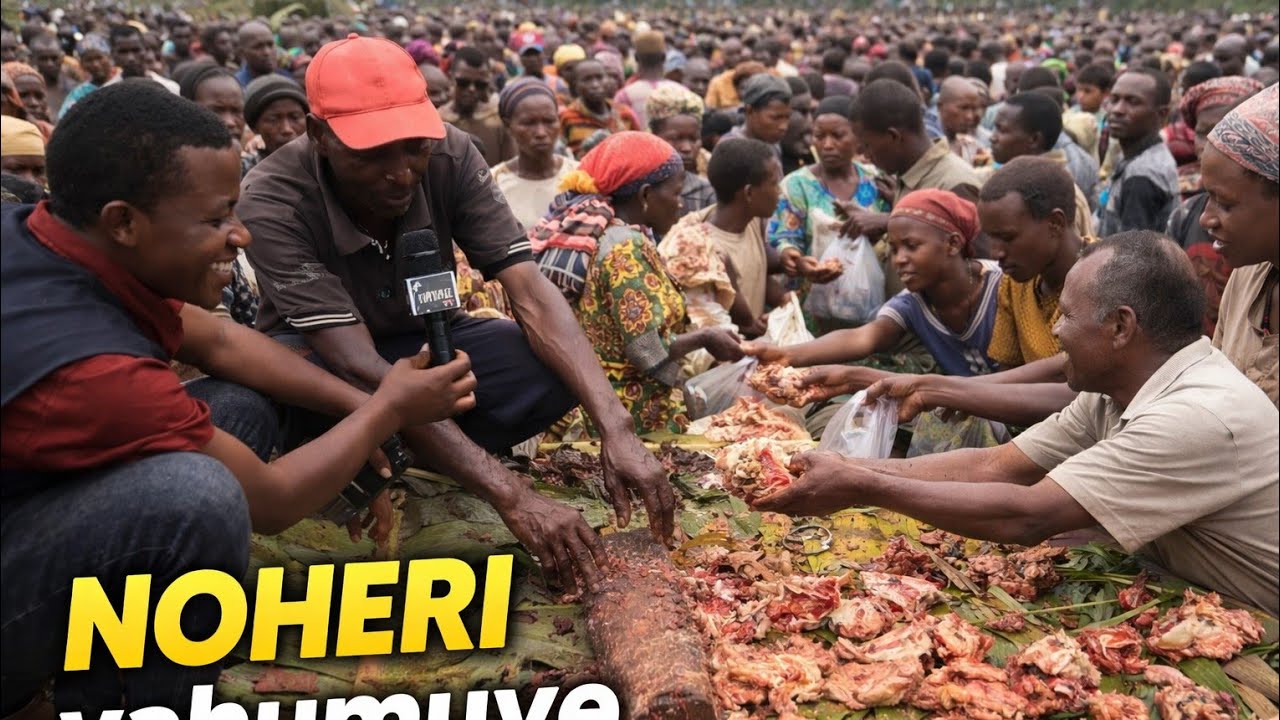Noheri Yahumuye! Abaturage Bagabanye Inyama Mu Buryo Budasanzwe 🎄 - YouTube