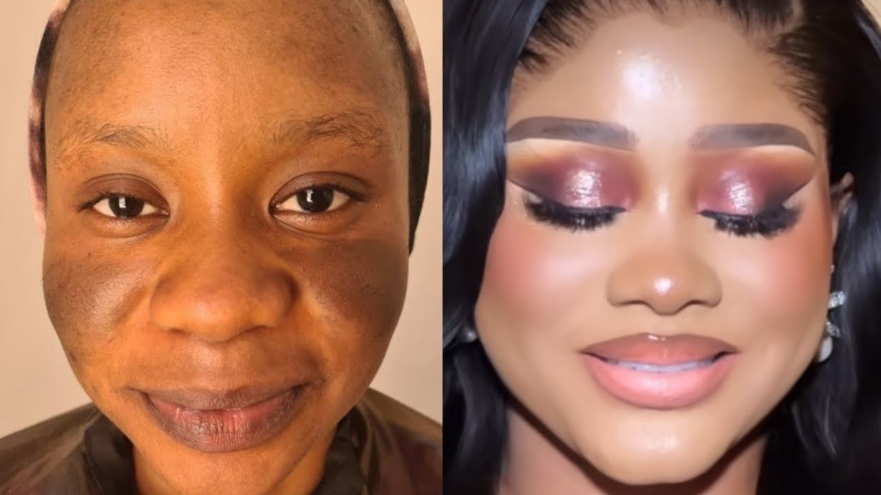 VIRAL 👉🏽 BOMB 💣 🔥 SHE WAS TRANSFORMED 💄MAKEUP TRANSFORMATION MAKEUP ...