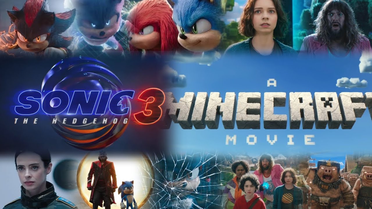 Best Game Movies | Sonic the Hedgehog 3 vs Minecraft Movie | Trailer ...