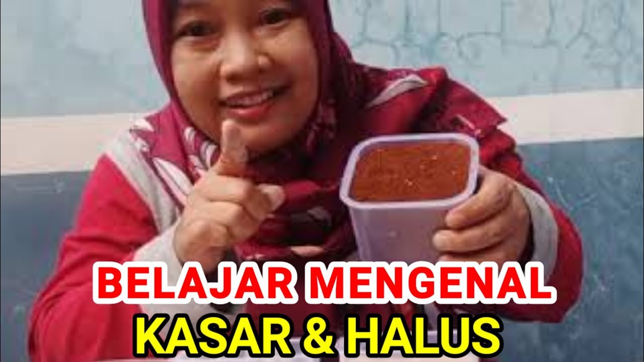 Belajar membedakan kasar dan halus untuk anak PAUD - YouTube