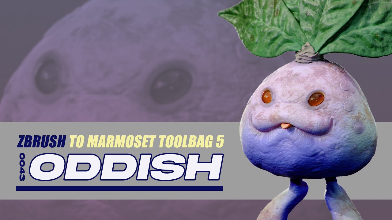 [Sculpting Timelapse] Pokémon : Oddish | Zbrush to Marmoset Toolbag 5 ...