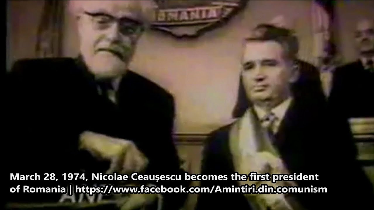 NICOLAE CEAUSESCU PROCLAIMS HIMSELF THE FIRST PRESIDENT OF ROMANIA ...