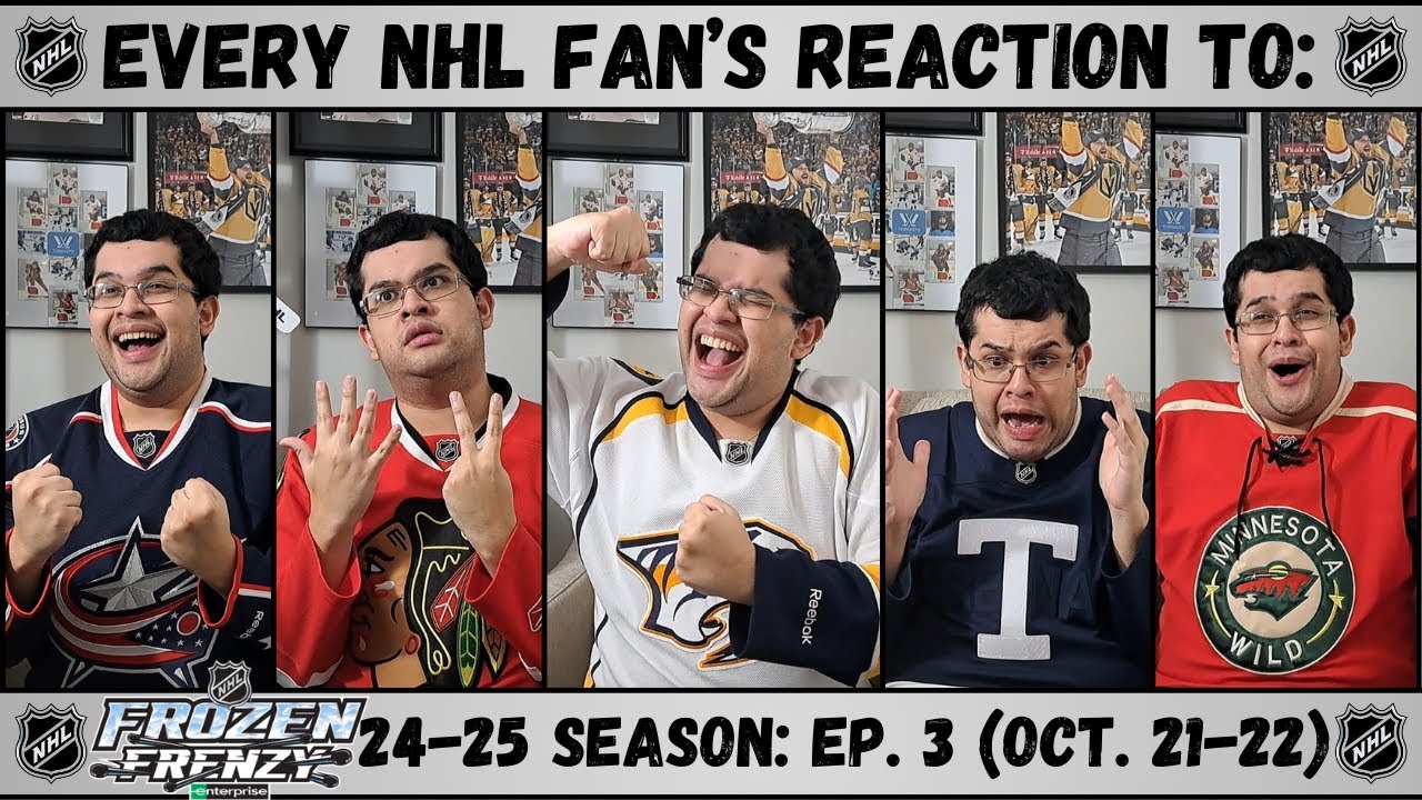 Every NHL Fan's Reaction to the Frozen Frenzy + 24-25 Regular Season ...