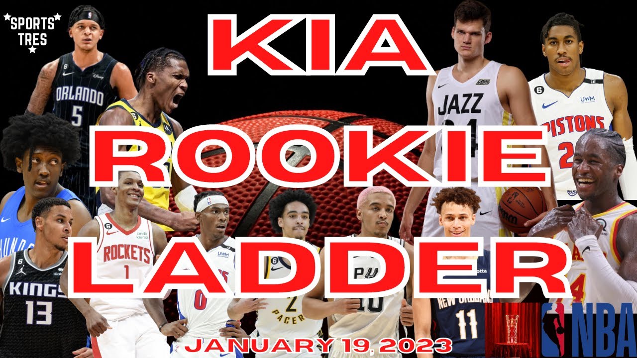 NBA 2022-2023 KIA ROOKIE LADDER | January 19, 2023 - YouTube