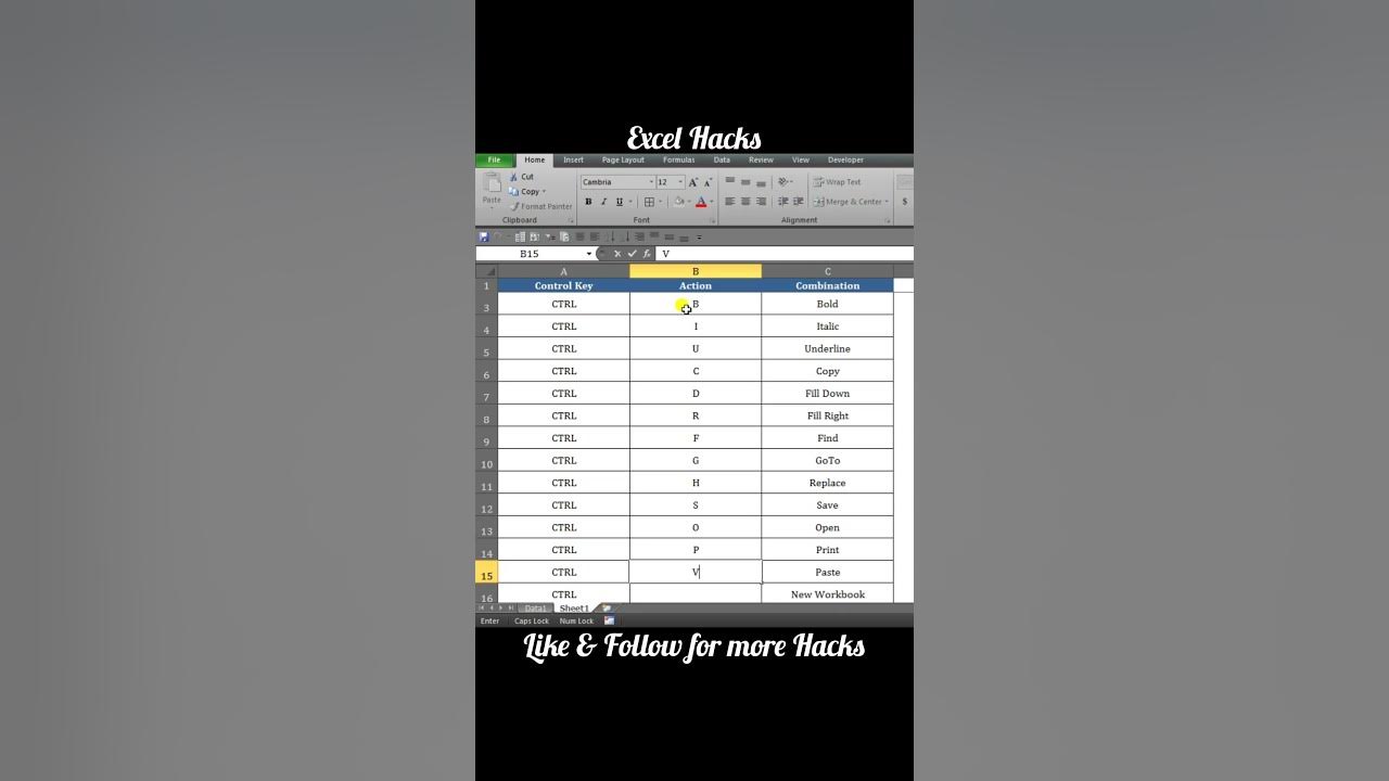 🌐 Excel in a Nutshell: Bite-sized Tips for Global Spreadsheets! 🌍 #shorts @ExcelHacksOff - YouTube