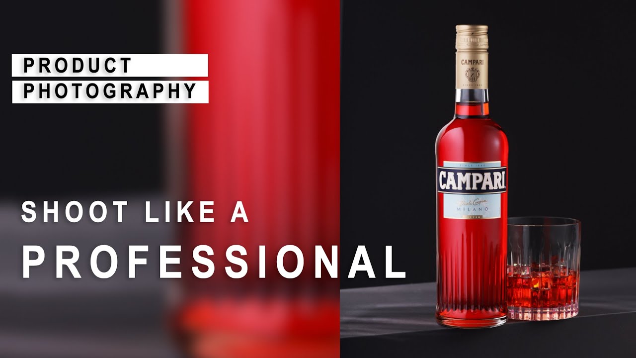 PROFESSIONAL PRODUCT PHOTOGRAPHY - How I shot this beautiful Campari ...