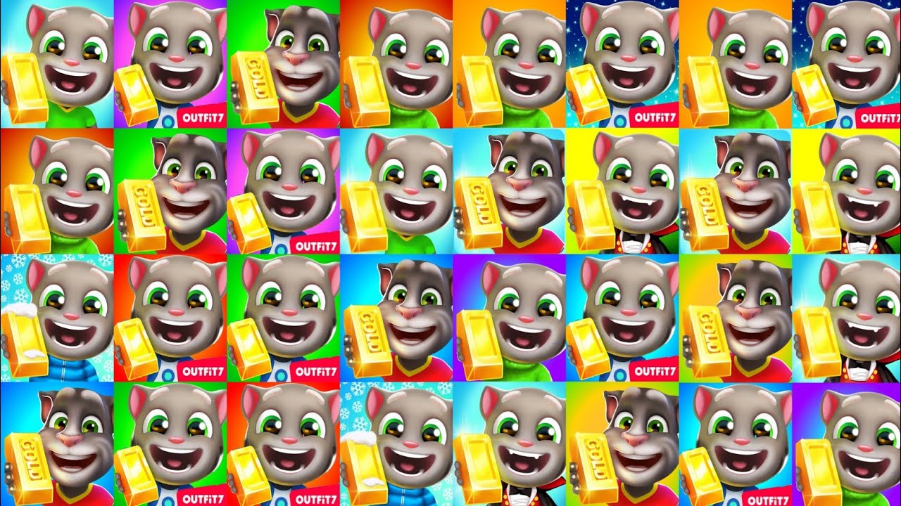 Talking Tom Gold Run All Worlds ( NEW GAMEPLAY ) - YouTube