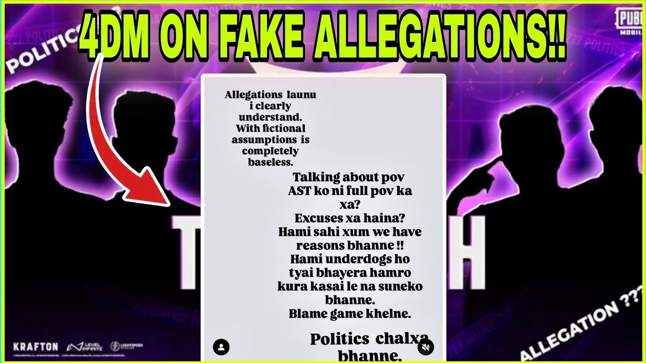 4DM Breaks Silence on Fake Allegations | Horaa, 4DM, AST & RGx Team Up ...