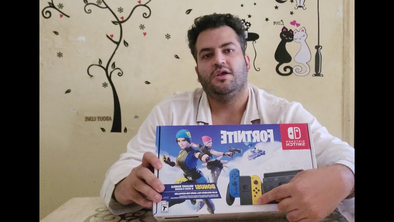Nintendo Switch Fortnite Console 2 Unboxing [Special Edition] Wildcat ...