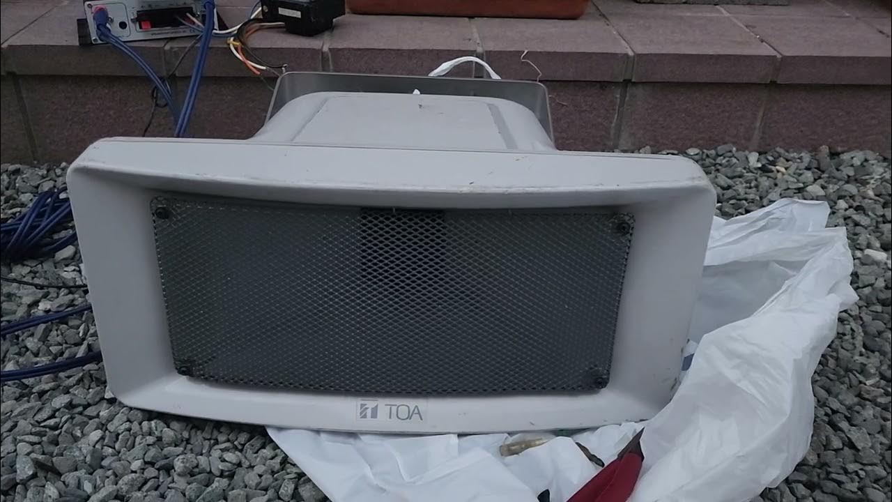 TOA ワイドホーンスピーカー CS-303 - YouTube