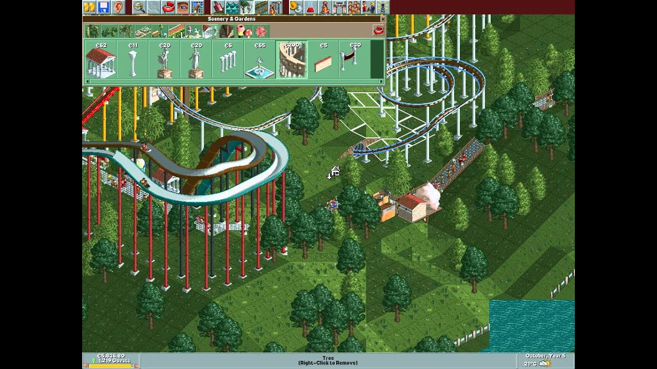 Rollercoaster Tycoon Loopy Landscapes #76 (Vertigo Views: Tipping the ...