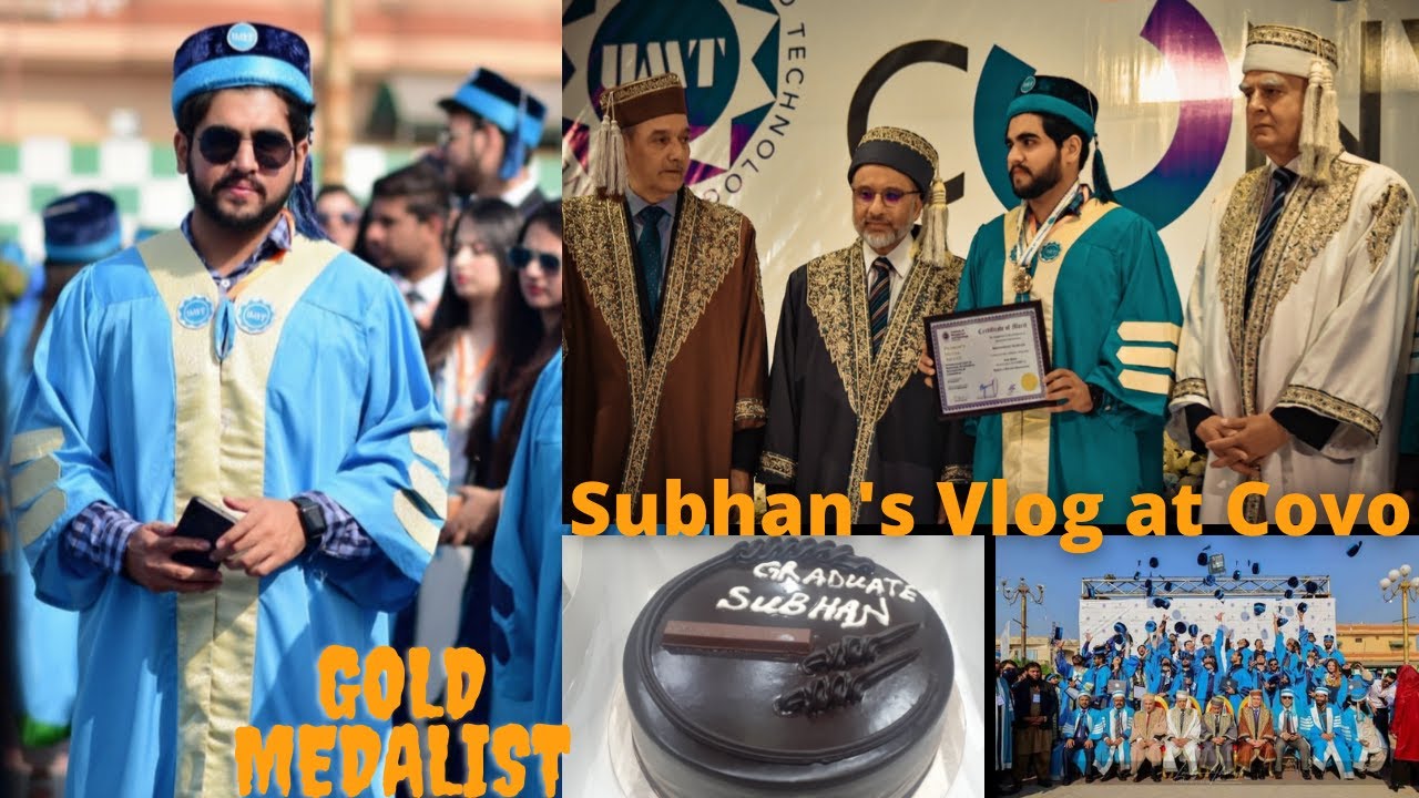 Subhan's Convocation Day - Subhan Asif Vlog - UMT 3rd Convocation - Haso-Muskurao Pakistan - YouTube