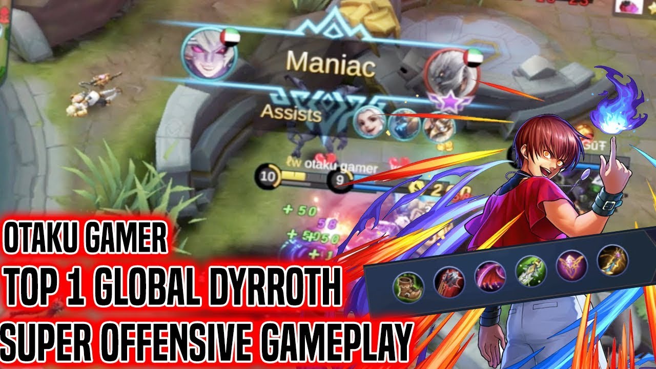 Super Offensive Gameplay | Top Global 1 dyrroth [otaku gamer] - YouTube