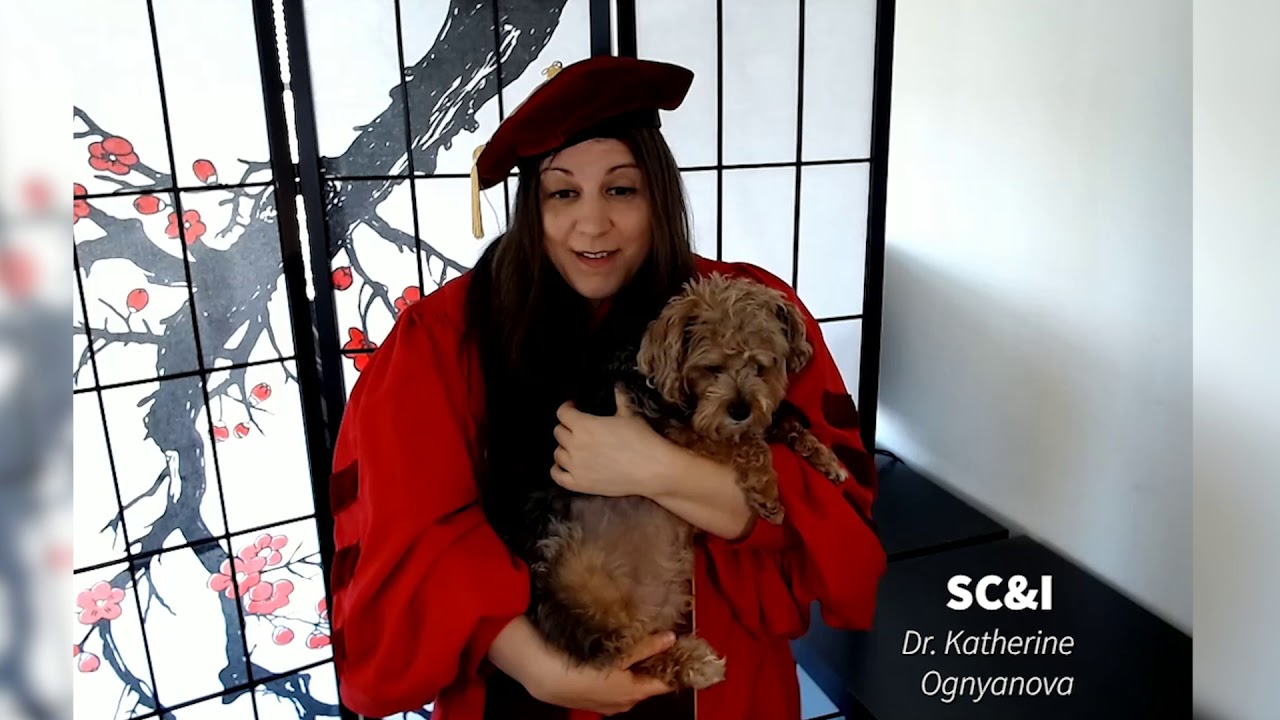Scandi Faculty Katya Ognyanova Convocation 2020 Shoutout Youtube 8338