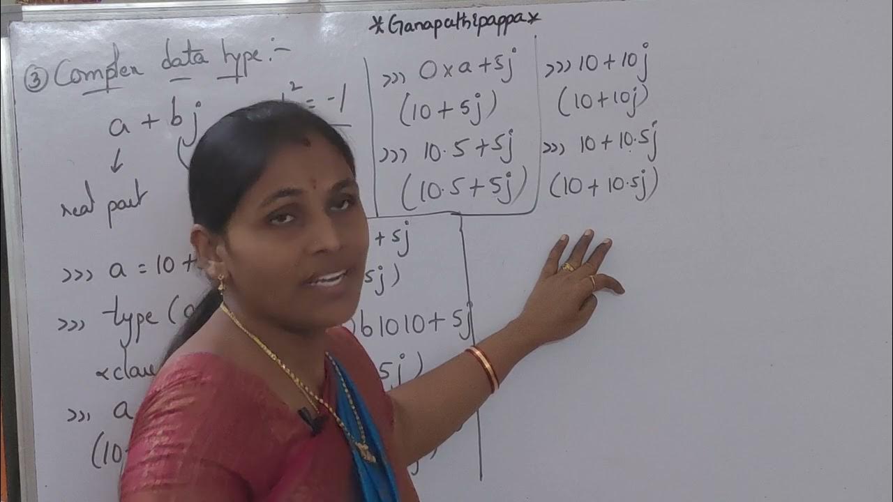 complex data type in python, part-12 - YouTube