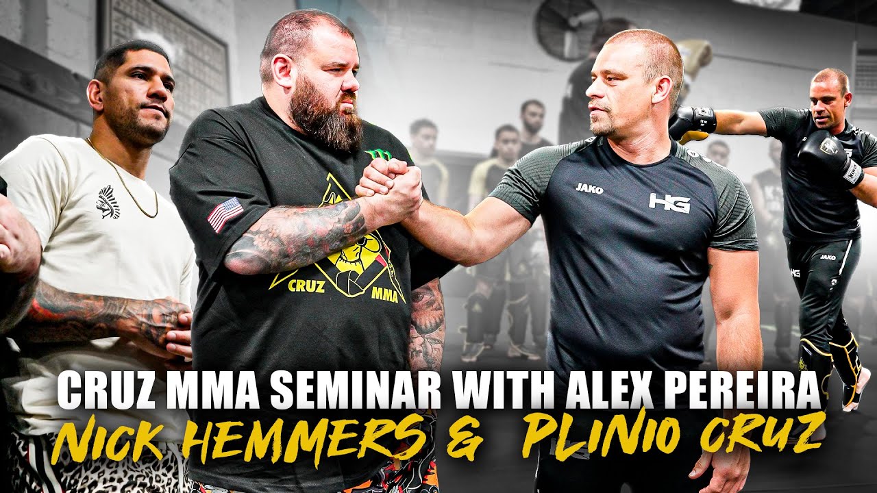 Cruz MMA Seminar with Alex Pereira, Nick Hemmers & Plinio Cruz - YouTube