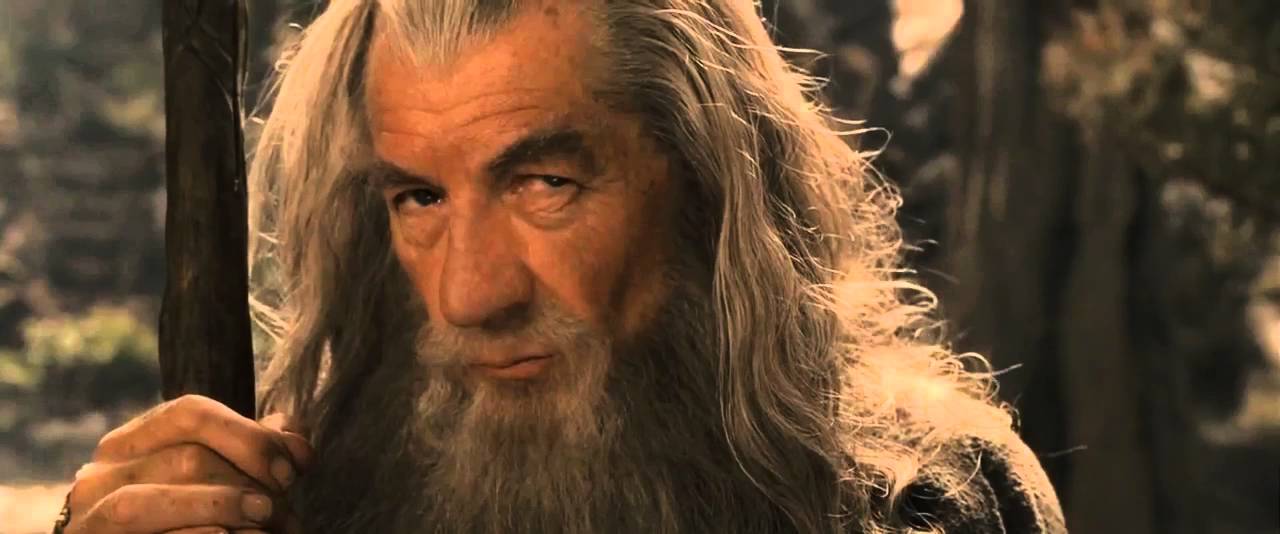 Gandalf talks in Black speech of Mordor [Extended Scene] - YouTube
