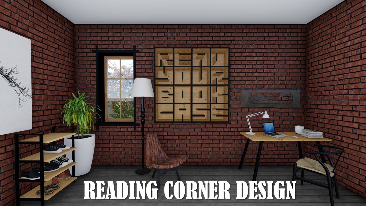 Reading Corner Design (Book Corner) for a House in Apartment - YouTube