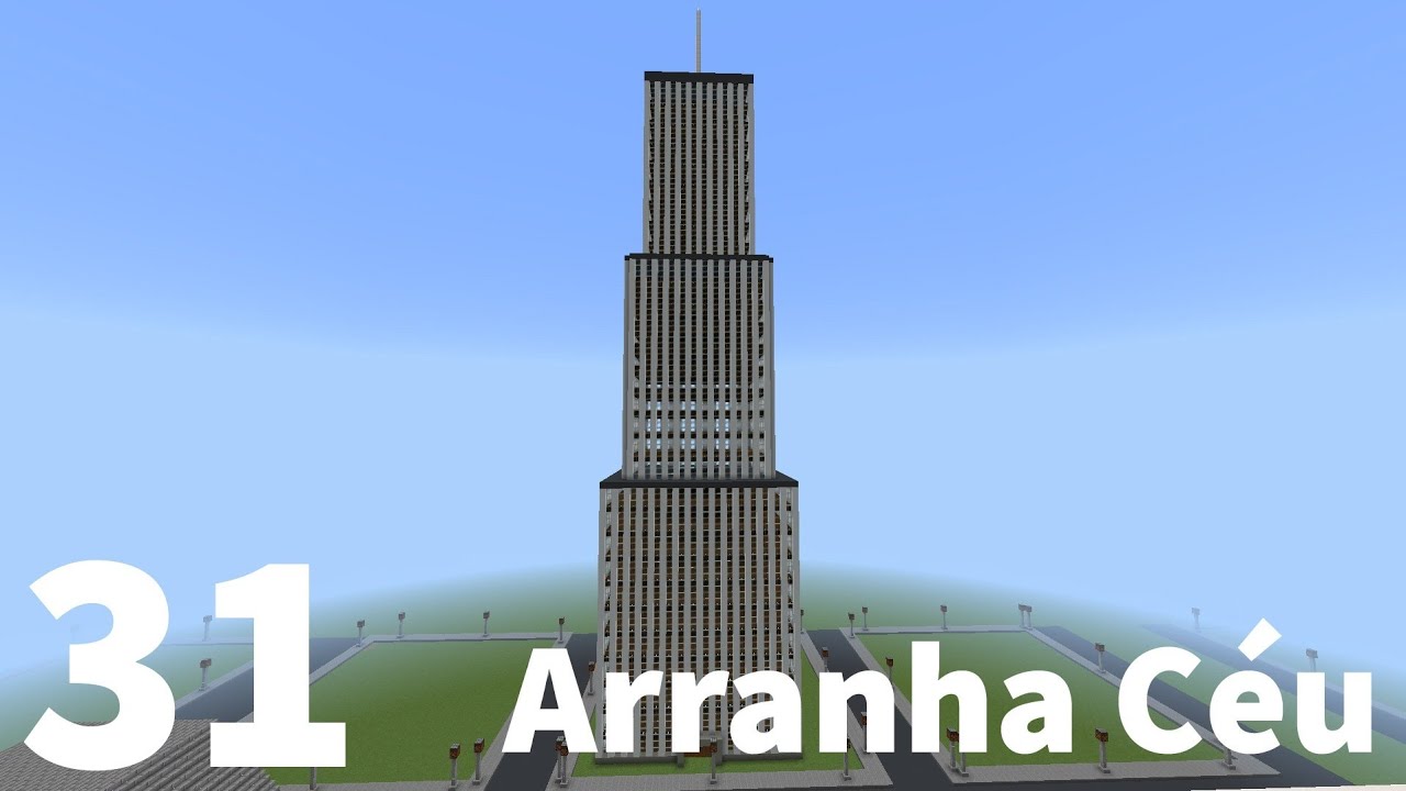 Construindo um Arranha Céu - Minecraft construindo uma cidade #31 - YouTube