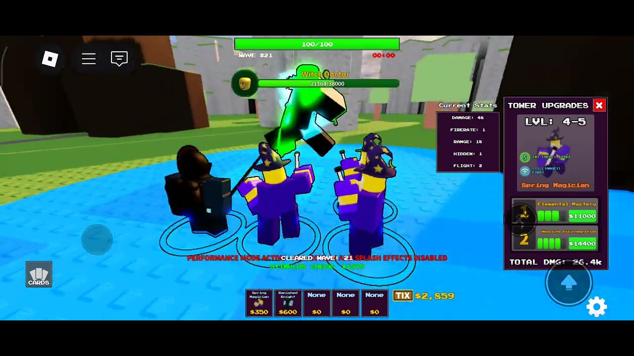 SOLO HARDCORE WITH 2 TOWERS SLOTS (Block tales tower defense) - YouTube