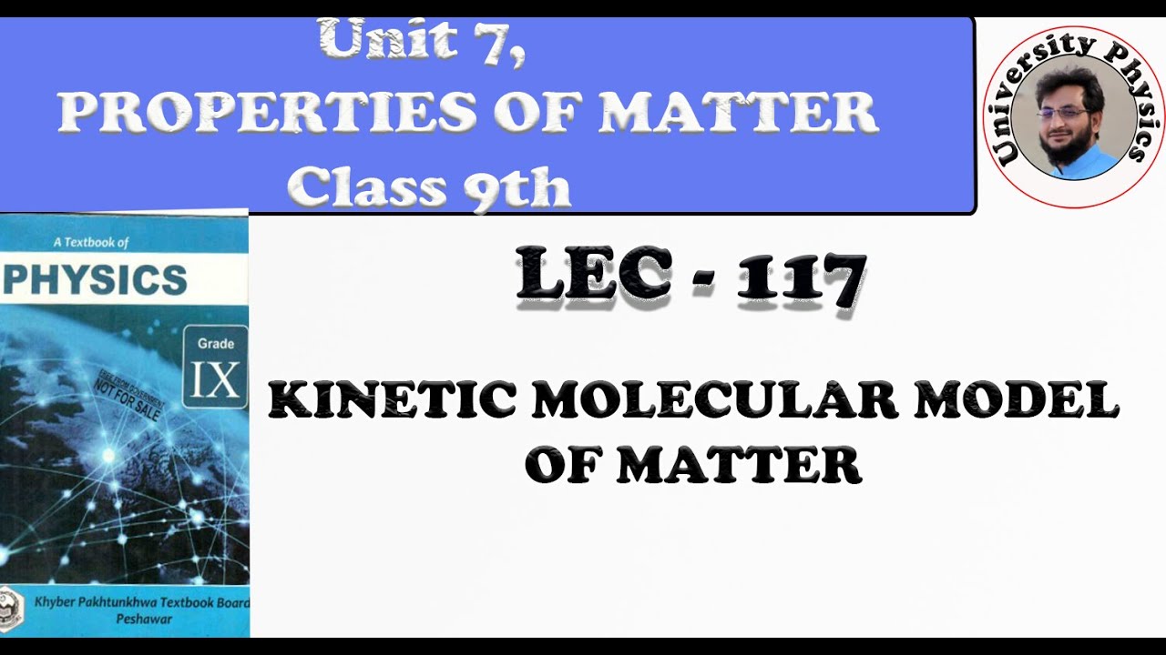 Kinetic molecular model of matter | Properties of matter - YouTube