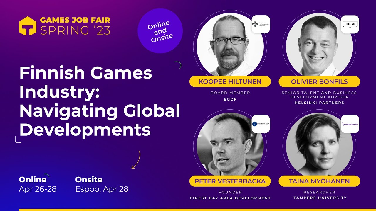 Finnish Games Industry: Navigating Global Developments - YouTube