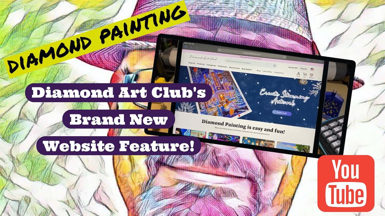 Diamond Painting - Diamond Art Club's New Website Feature! - YouTube