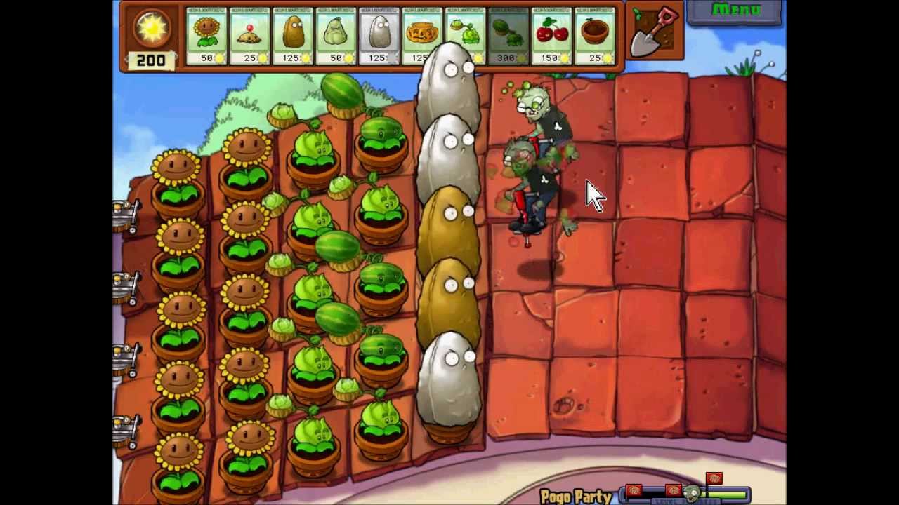 Plants vs. Zombies - Pogo Party Guide - YouTube