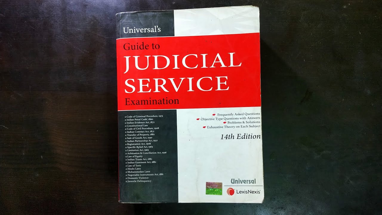 "Guide to Judicial Service" by Universal Publication Book Review | 14th ...