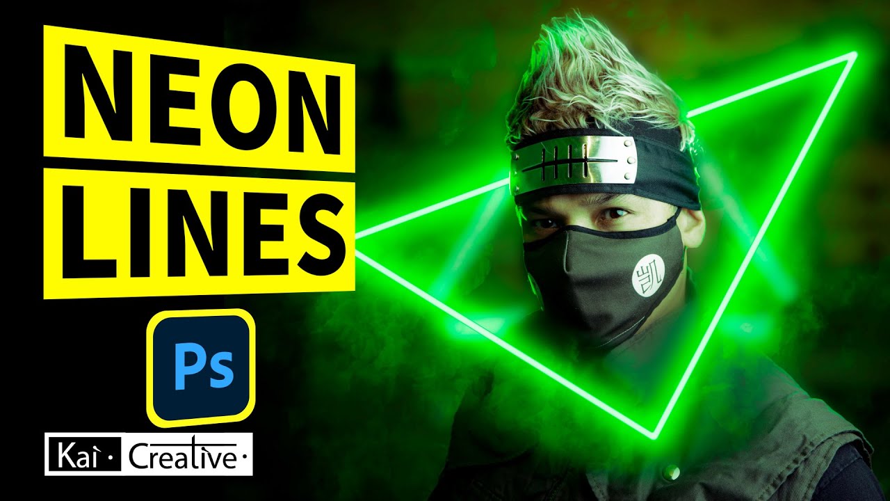 Neon Lines Effect in Photoshop | 2021 | KaiCreative - YouTube