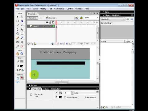 Macromedia Flash*8 | Simple Website Template | 2020 - YouTube